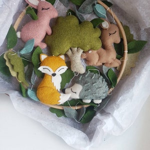 Woodland Mobile - Forest Mobile - Woodland Nursery - Baby Shower Gift ...