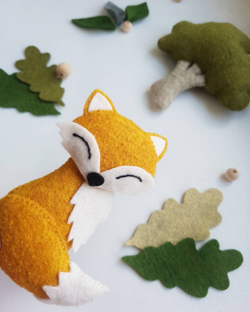 Woodland Mobile Forest Mobile Woodland Nursery Baby | Etsy