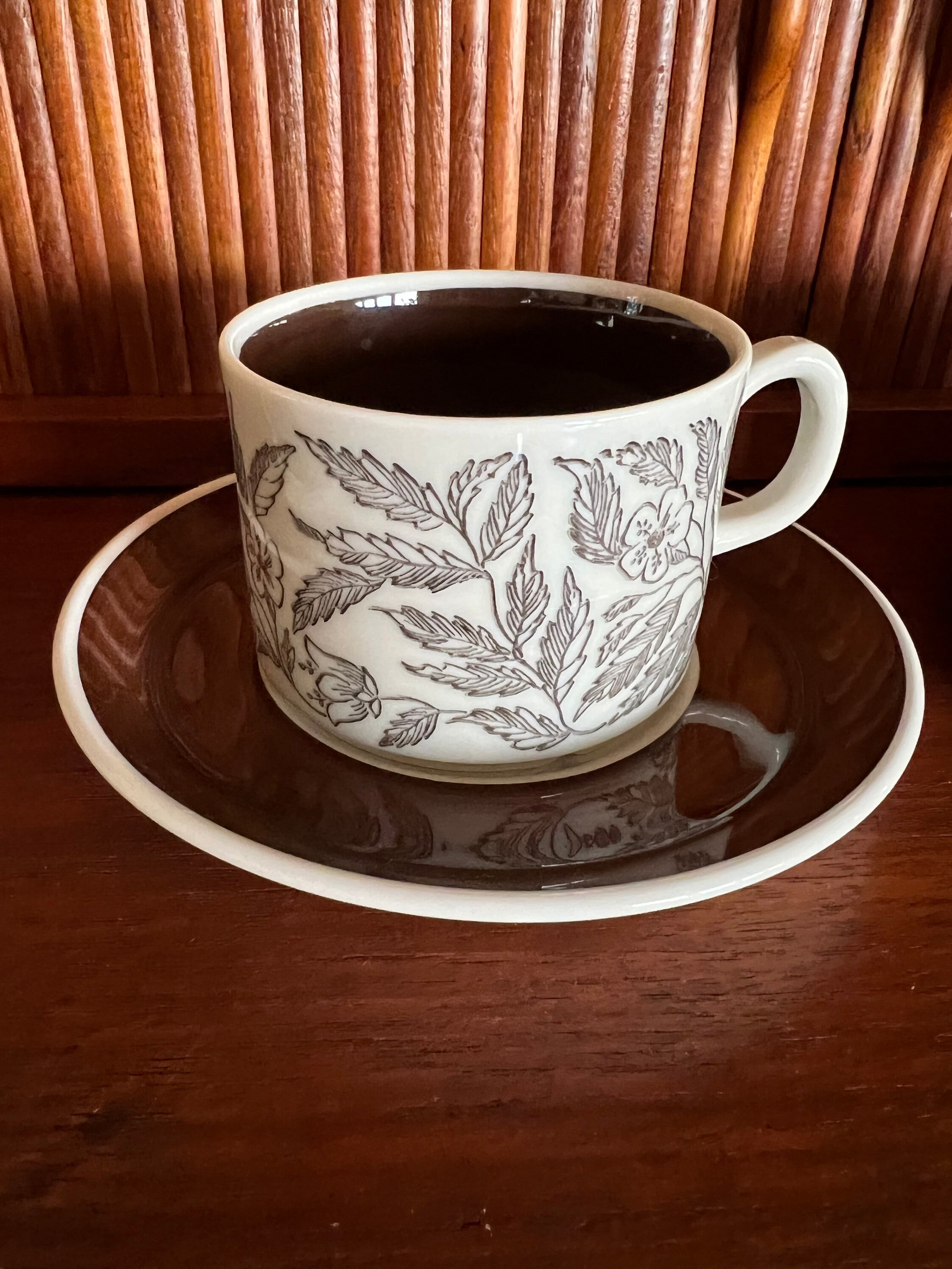 6 Vintage Gefle Sweden Fontana Cups & Saucers - Etsy