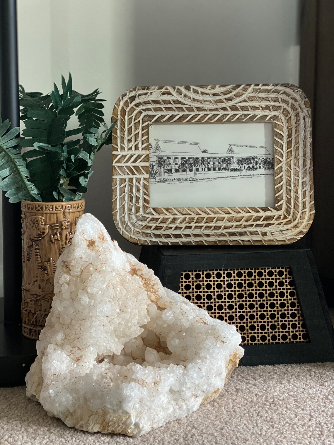 Polynesian Building Sketch Digital Print - Etsy