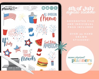 4th of July Stickers - Etsy