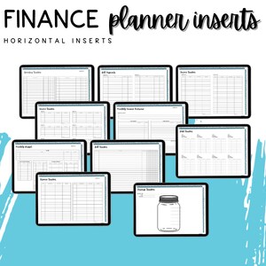 Finance Digital Planner Inserts, Budget Goodnotes Inserts, Monthly ...