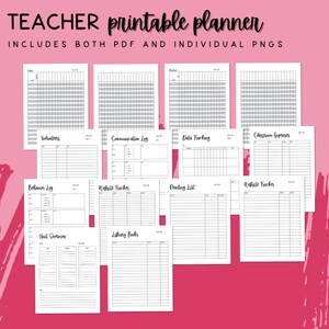Teacher Digital Planner Inserts, IEP Planning Pages, Teacher Planner ...