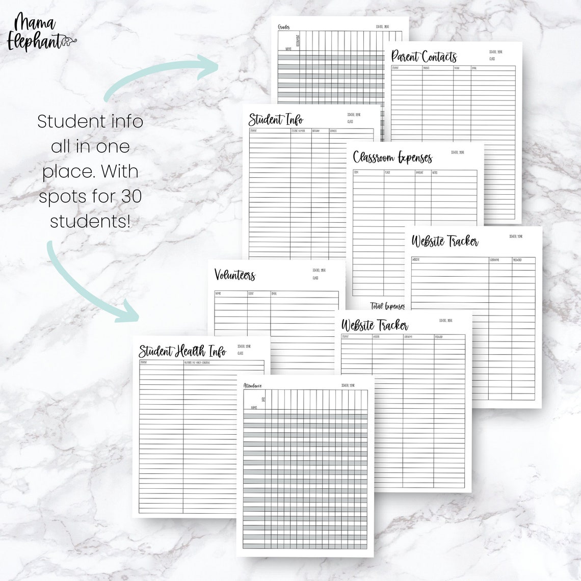 Teacher Digital Planner Inserts IEP Planning Pages Teacher | Etsy