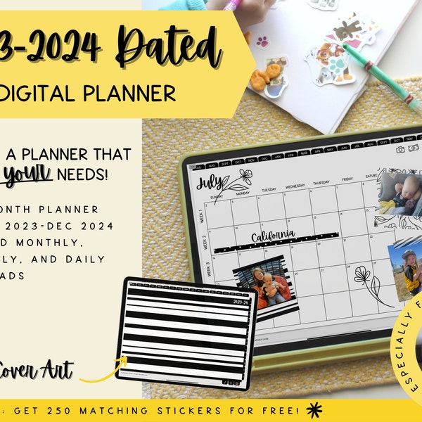 18 Month Daily Planner - Etsy