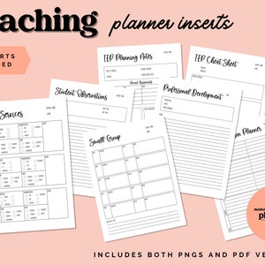 Teacher Digital Planner Inserts IEP Planning Pages Teacher - Etsy
