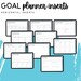 Goal Setting Digital Planner Inserts, Goal Planning Goodnotes Pages ...
