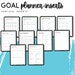 Goal Setting Digital Planner Inserts, Goal Planning Goodnotes Pages ...