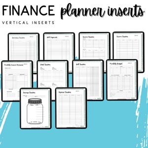 Finance Digital Planner Inserts, Budget Goodnotes Inserts, Monthly ...