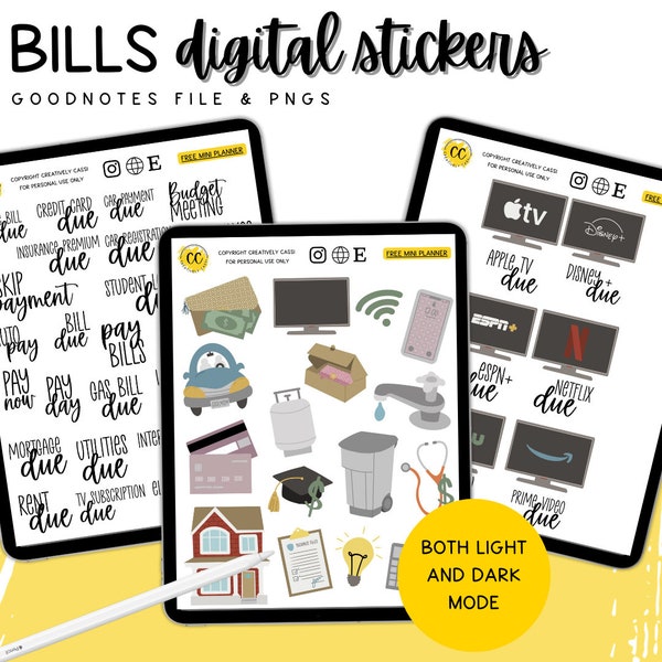 Digital Stickers and Clipart - Etsy