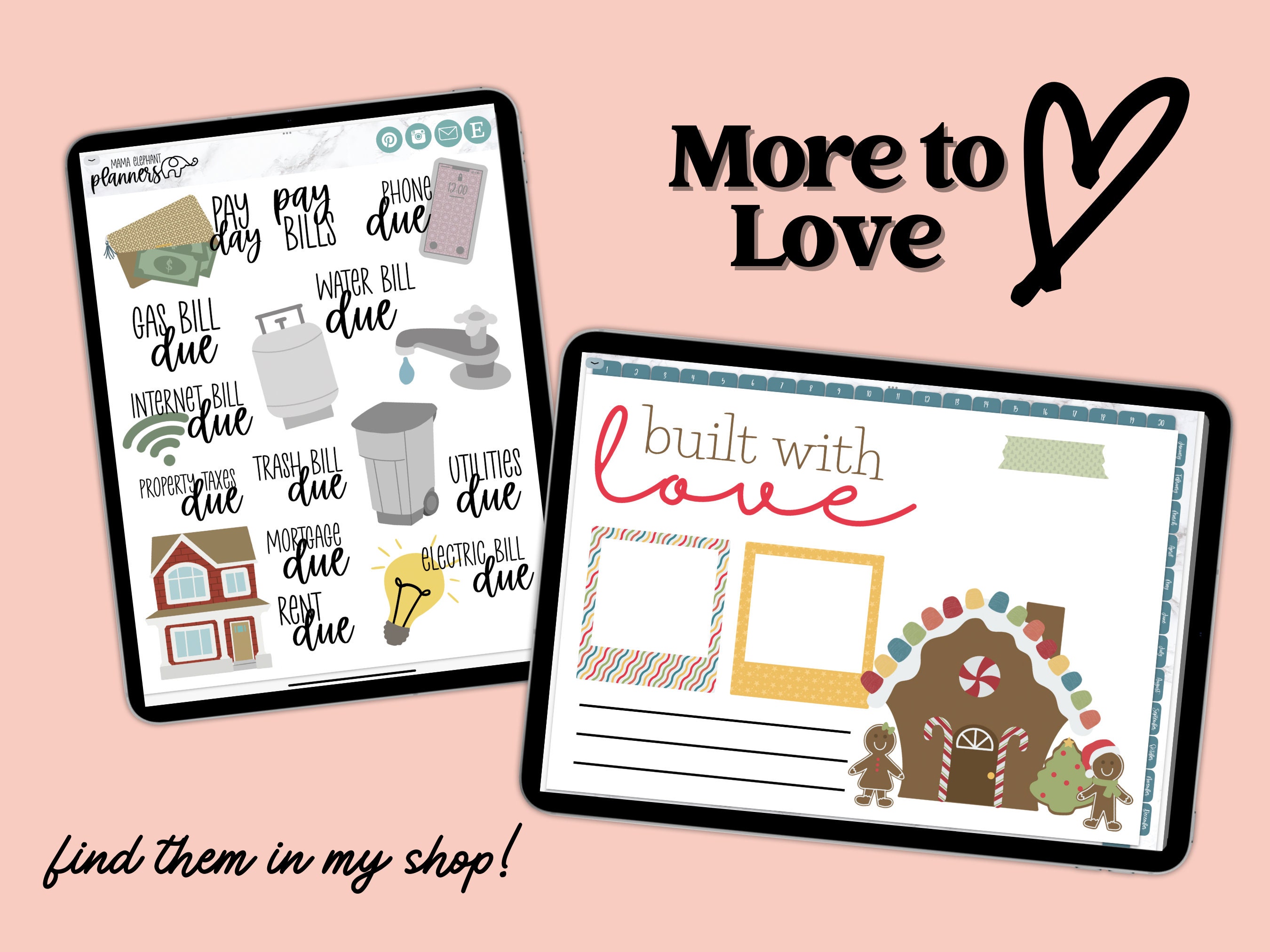 Goal Setting Digital Planner Inserts Goal Planning Goodnotes - Etsy