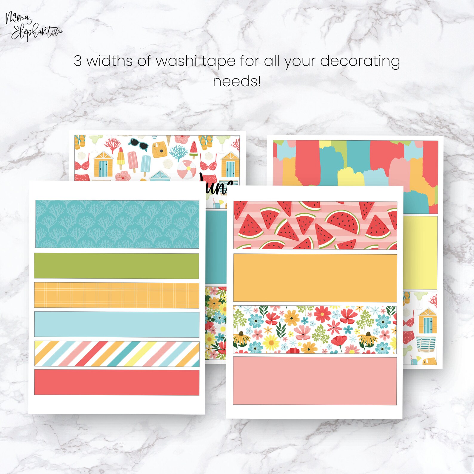 June Digital Planner Stickers Summer Sticker Kit Holiday | Etsy