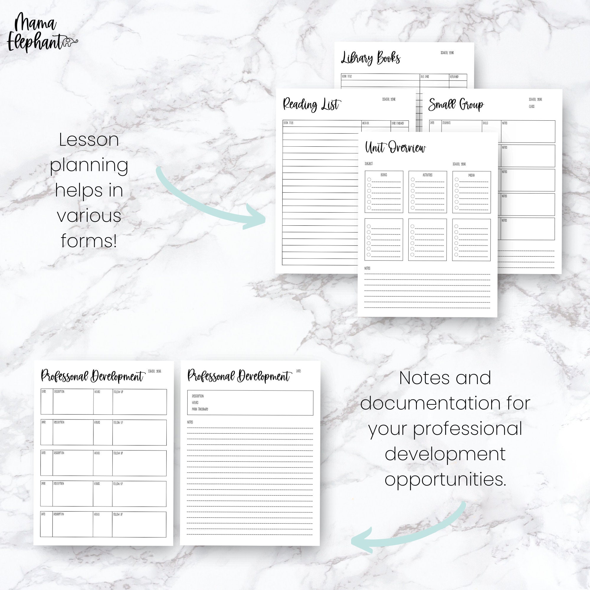 Teacher Digital Planner Inserts IEP Planning Pages Teacher | Etsy