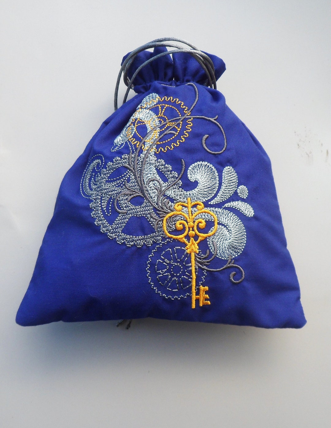 Steampunk Cogs and Key Tarot Bag / Rune Pouch /dice Bag - Etsy