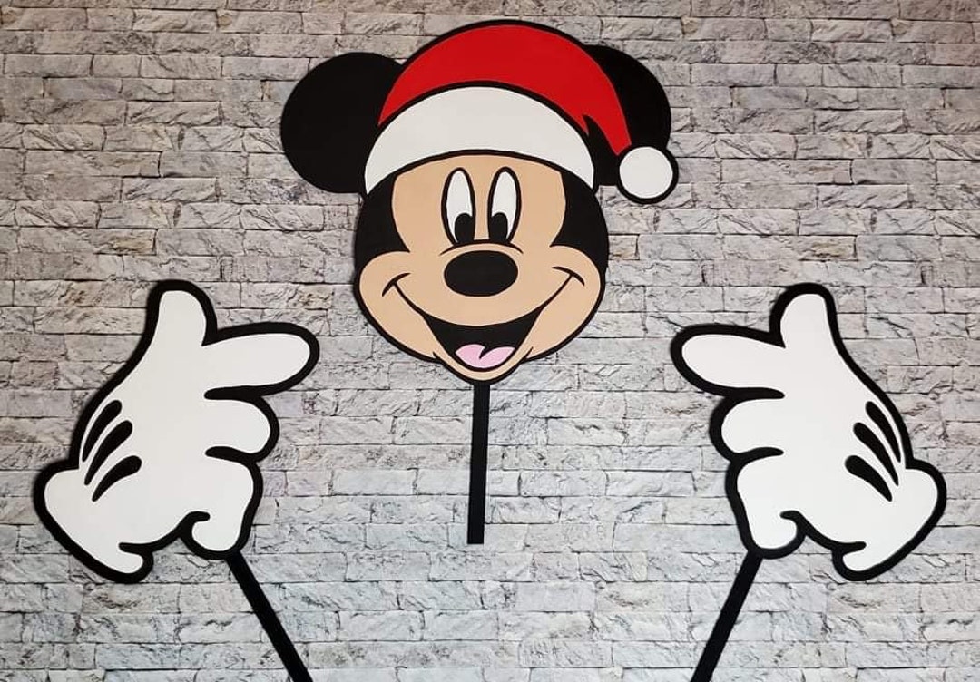 Mickey Wooden Tree Topper - Etsy