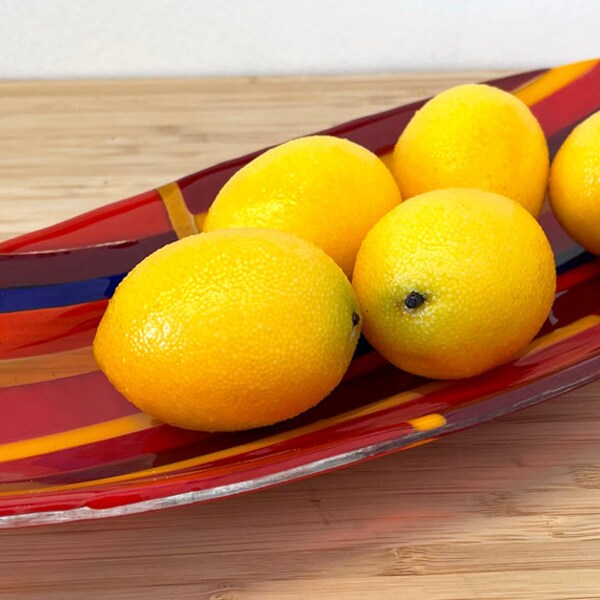 Fused Glass Platter - Etsy