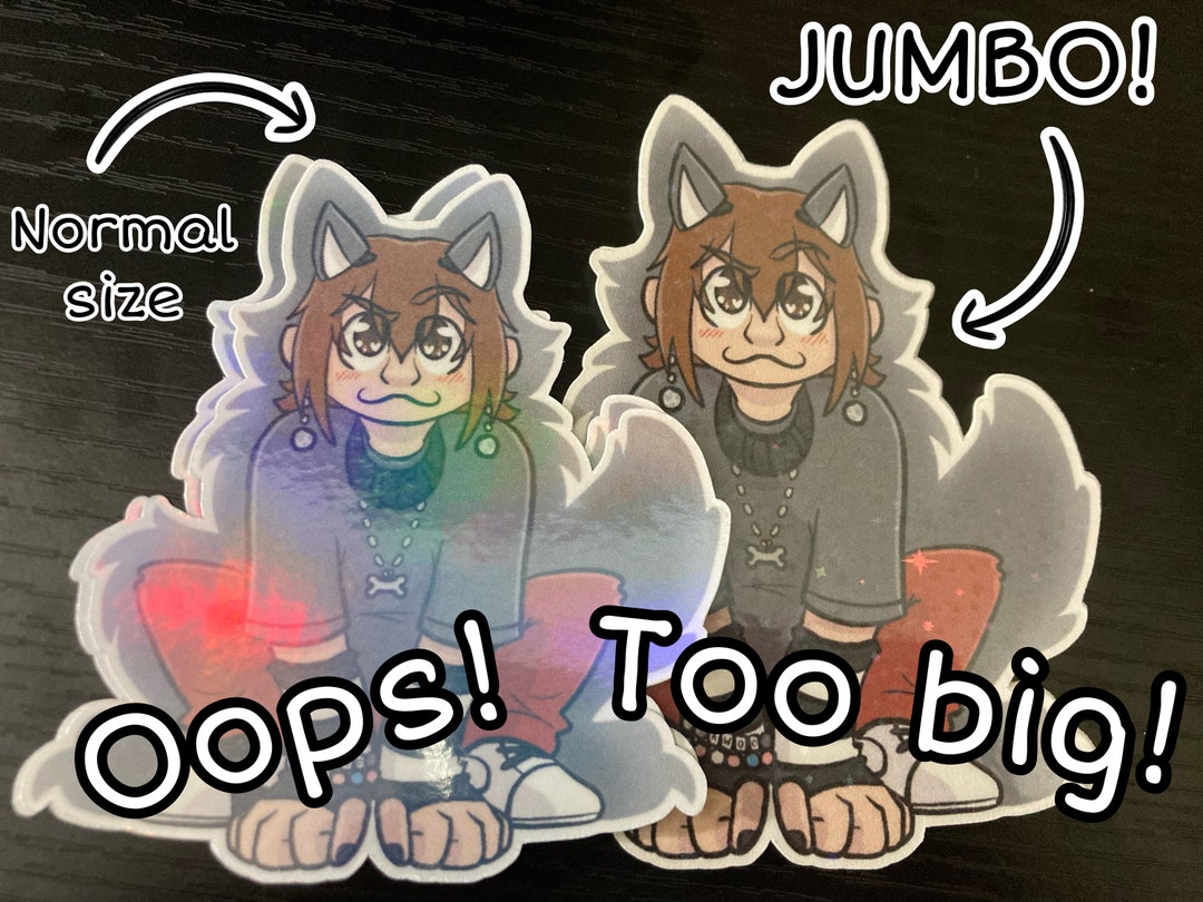 JUMBO Fen Sticker Sparkle Foil - Etsy