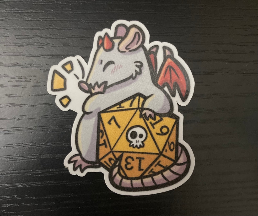 Nick Jr the Demon Rat Sticker - Etsy