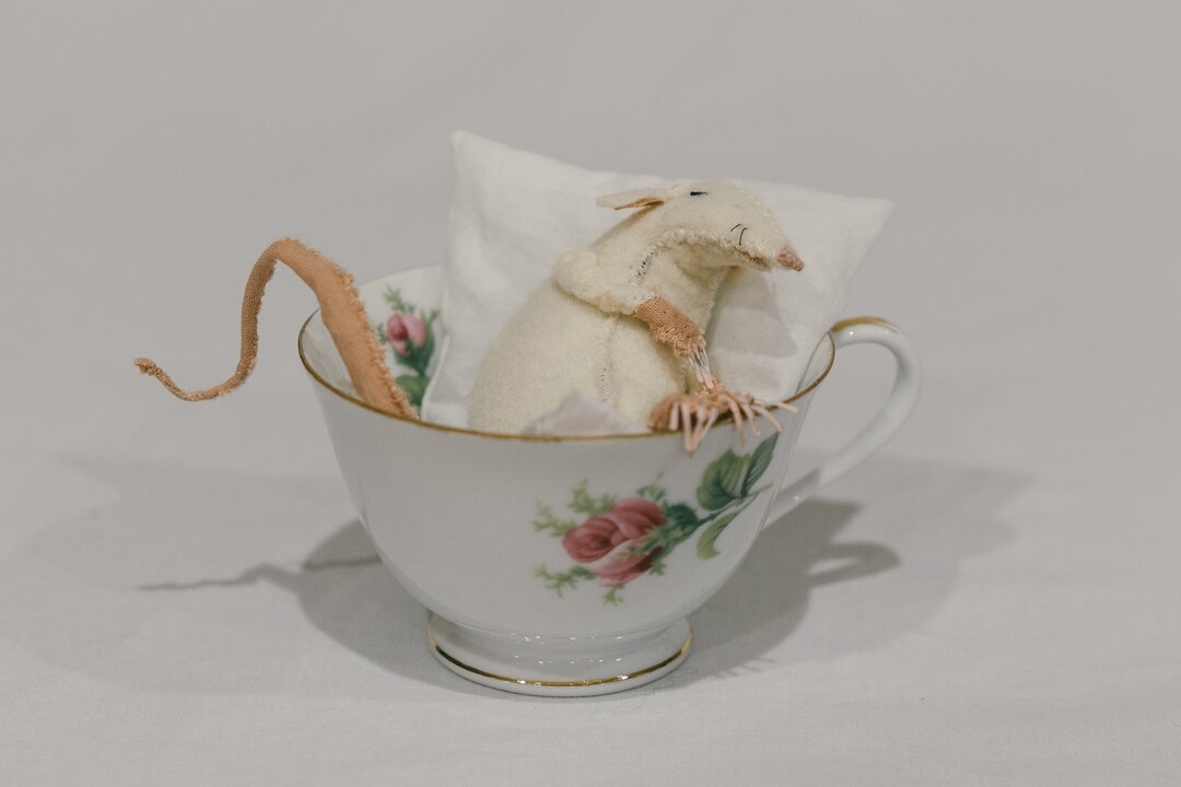 Mouse in a Cup: Lucille, the Narcoleptic. - Etsy
