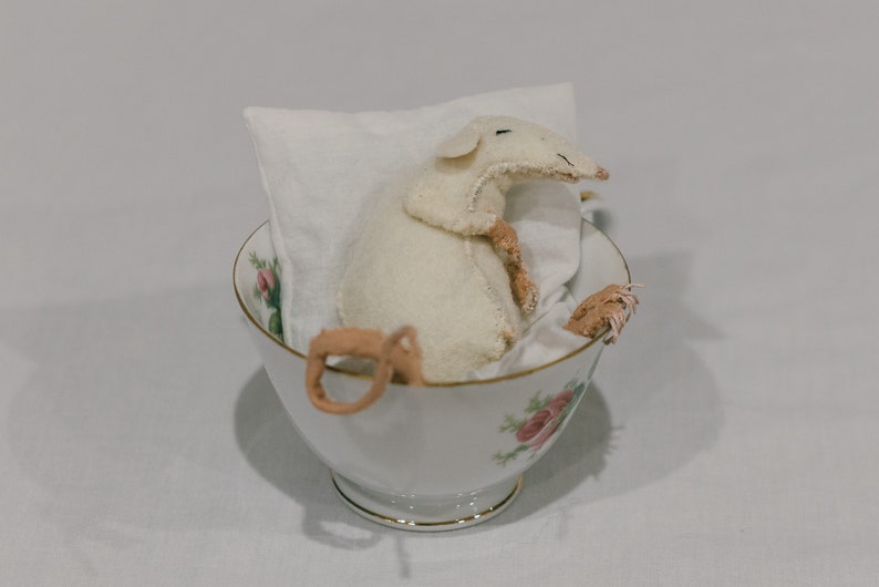 Mouse in a Cup: Lucille, the Narcoleptic. - Etsy