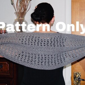 Cold Office Shawl II, Shawl With Pockets, Shawl, Crochet Boho Shawl ...