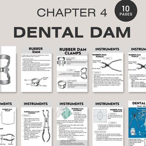 Dental Instruments Chapter 2 Pocket Guide, Dental Student, Hygienist - Etsy