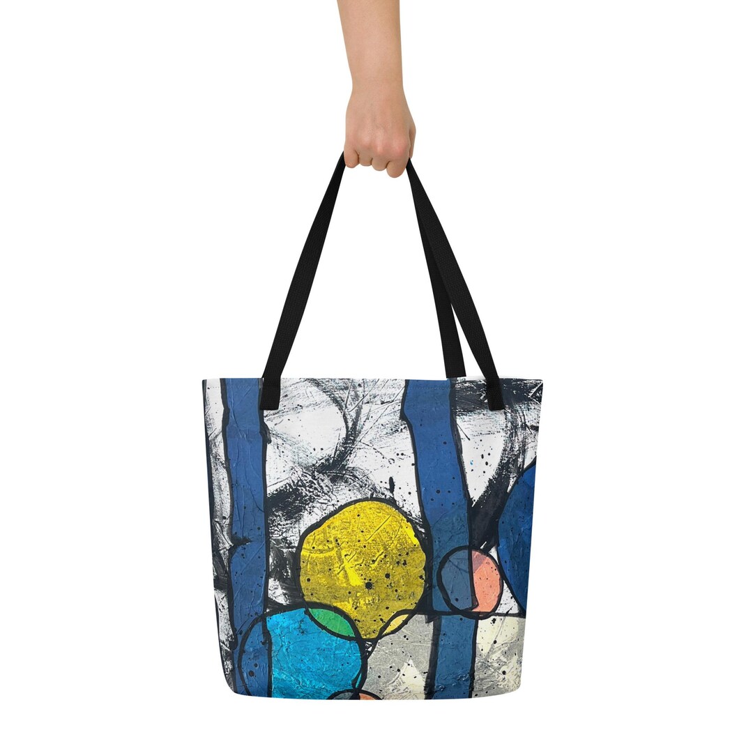 Abstract Art Tote Bag: Luke Helms Design, Limited Edition - Etsy
