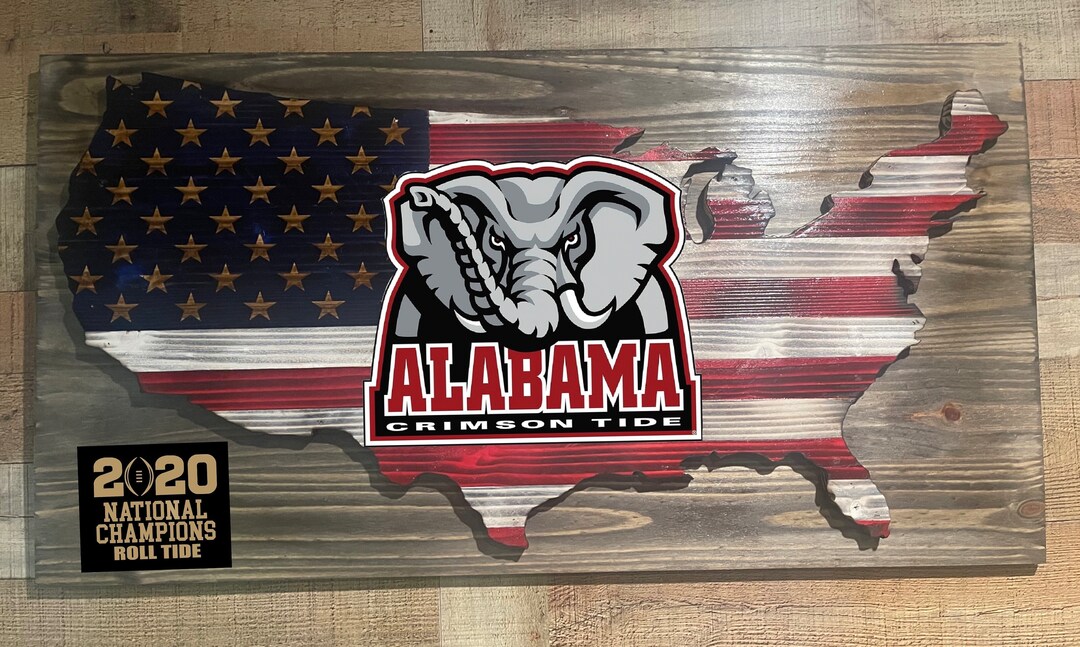 Wooden American Flag Dawgs - Etsy