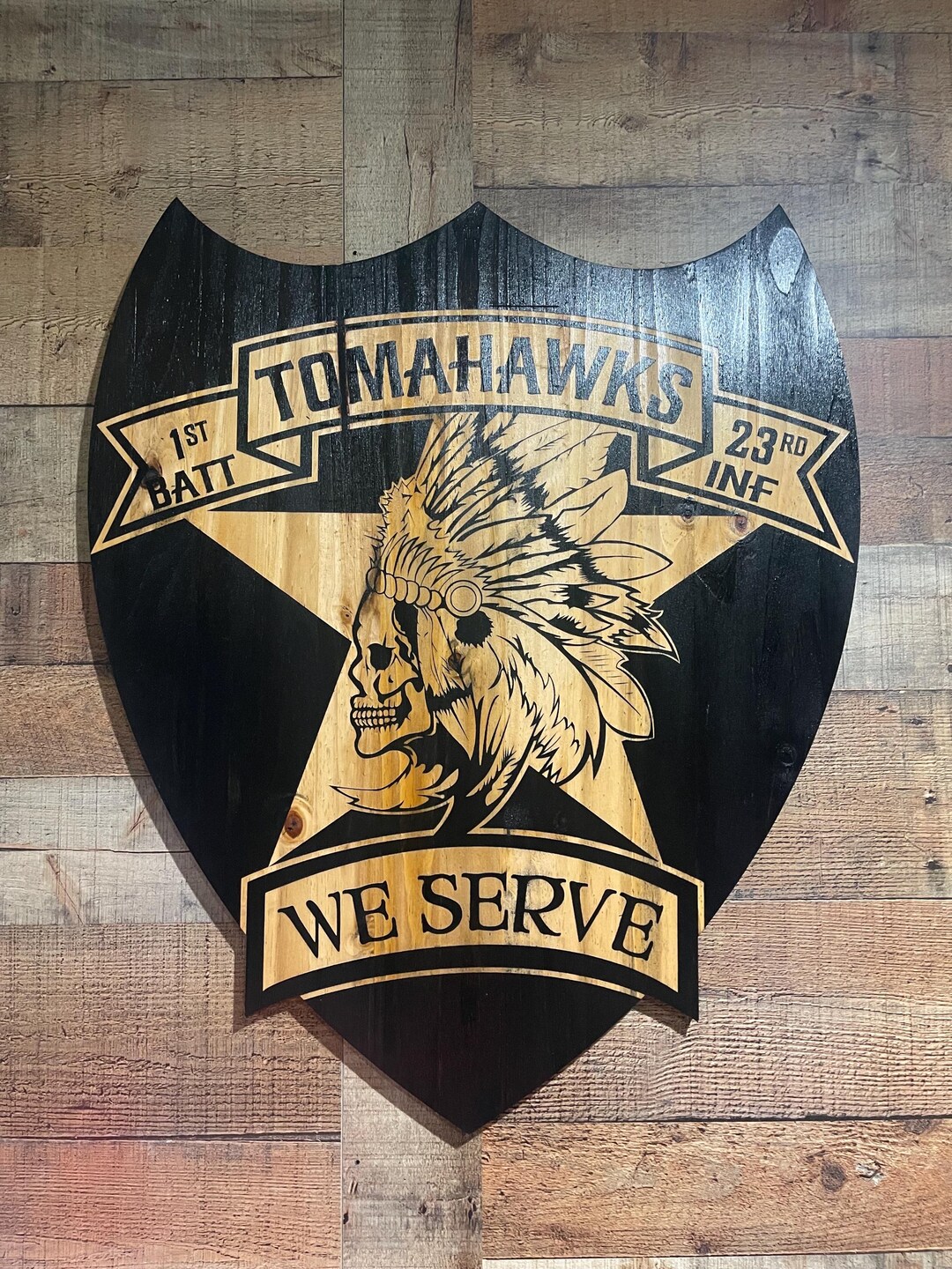 Wooden Tomahawk Sign. - Etsy