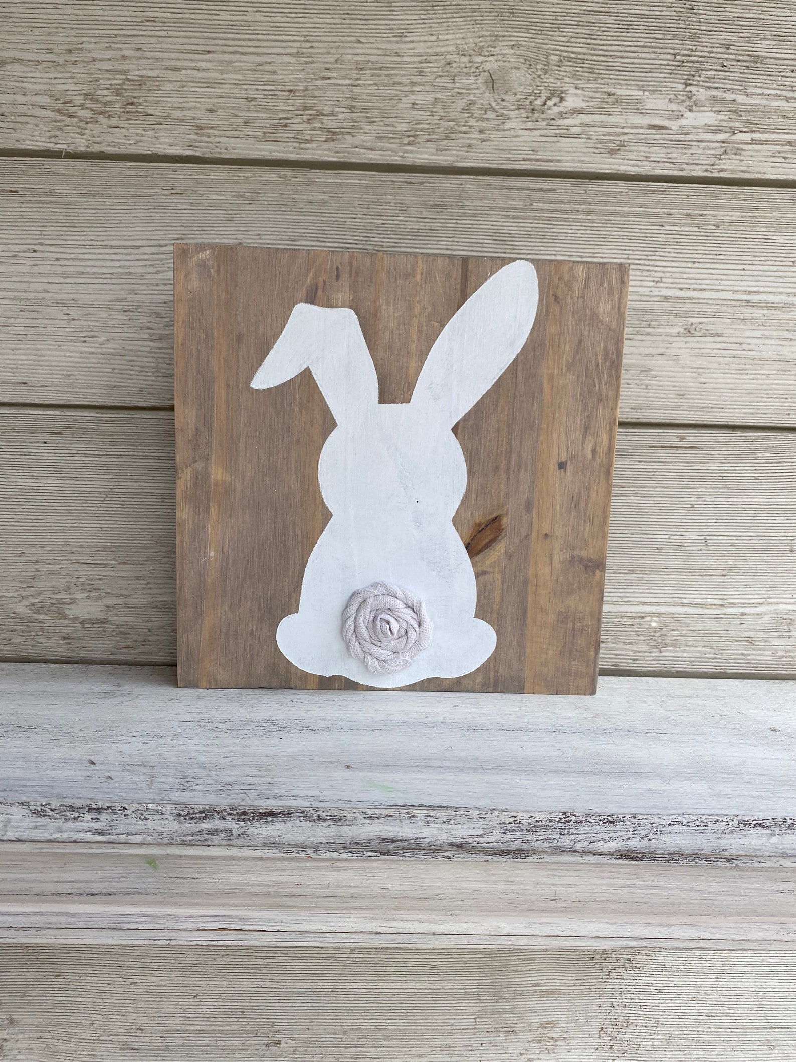 Farmhouse Wood Bunny Sign/bunny Wood Sign/easter Decor/spring | Etsy