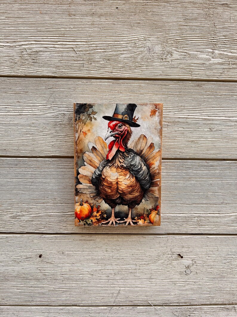 Turkey Wood Sign/fall Wood Sign/fall Home Decor/thanksgiving Decor - Etsy
