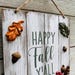 Rustic Happy Fall Yall Wall Hanging Sign/rustic Fall Sign/rustic Fall ...