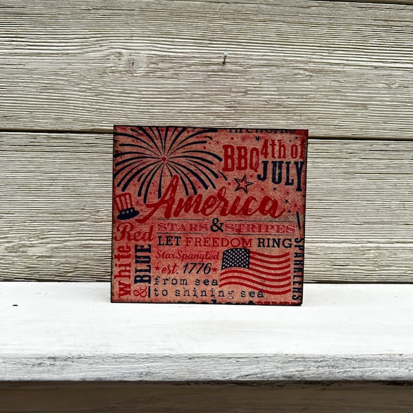 4th of July Sign - Etsy