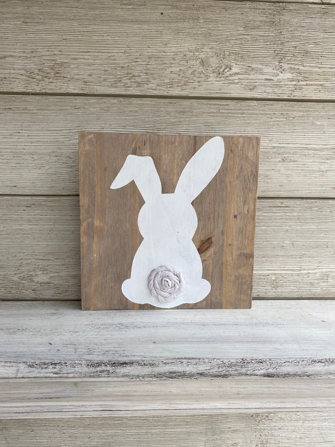 Farmhouse Wood Bunny Sign/bunny Wood Sign/easter Decor/spring | Etsy