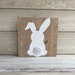 Farmhouse Wood Bunny Sign/bunny Wood Sign/easter Decor/spring - Etsy