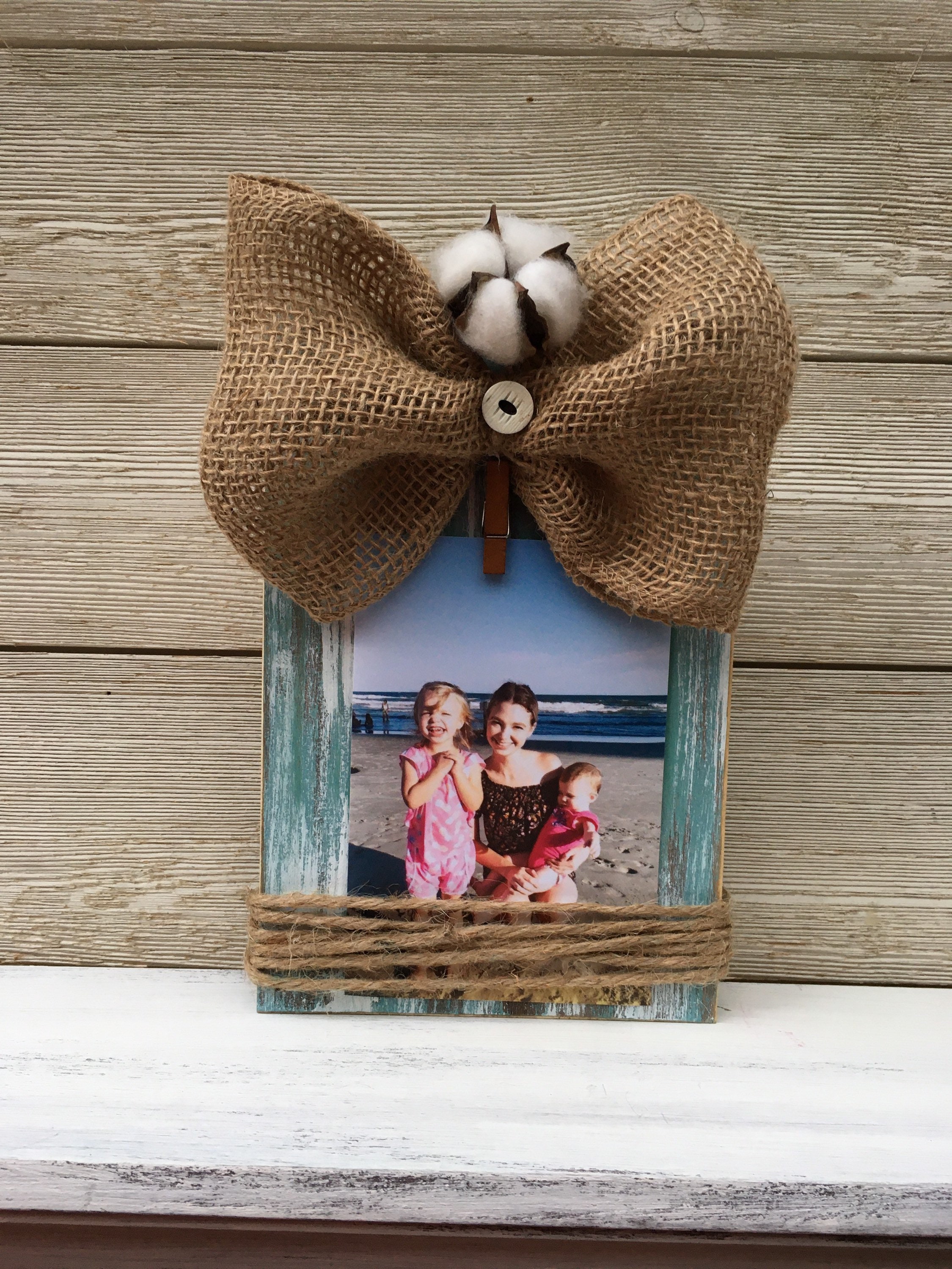 Rustic Teal Farmhouse Picture Frame/farmhouse Frame/farmhouse - Etsy