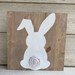 Farmhouse Wood Bunny Sign/bunny Wood Sign/easter Decor/spring - Etsy