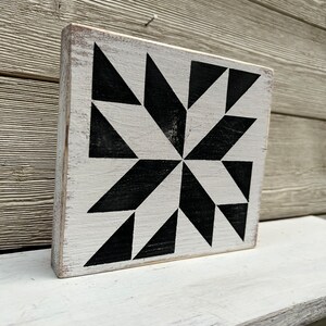 Barn Quilt Wood Block Signs/barn Quilt Wood Sign/farmhouse Wood Sign ...