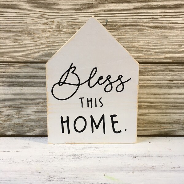 Bless This Home Sign - Etsy