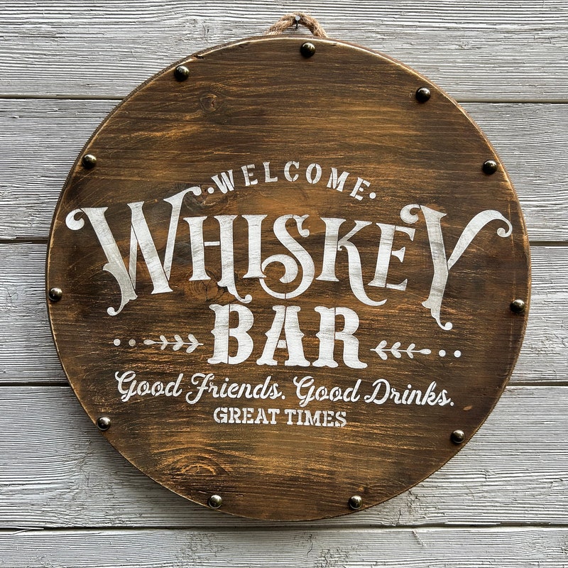 Whiskey Sign - Etsy