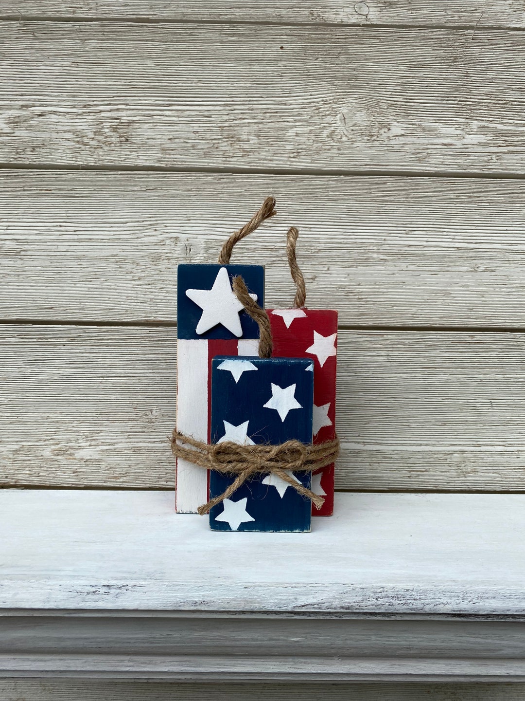 Rustic Wood Firecrackers/patriotic Decor/4th of July Decor/fourth of ...