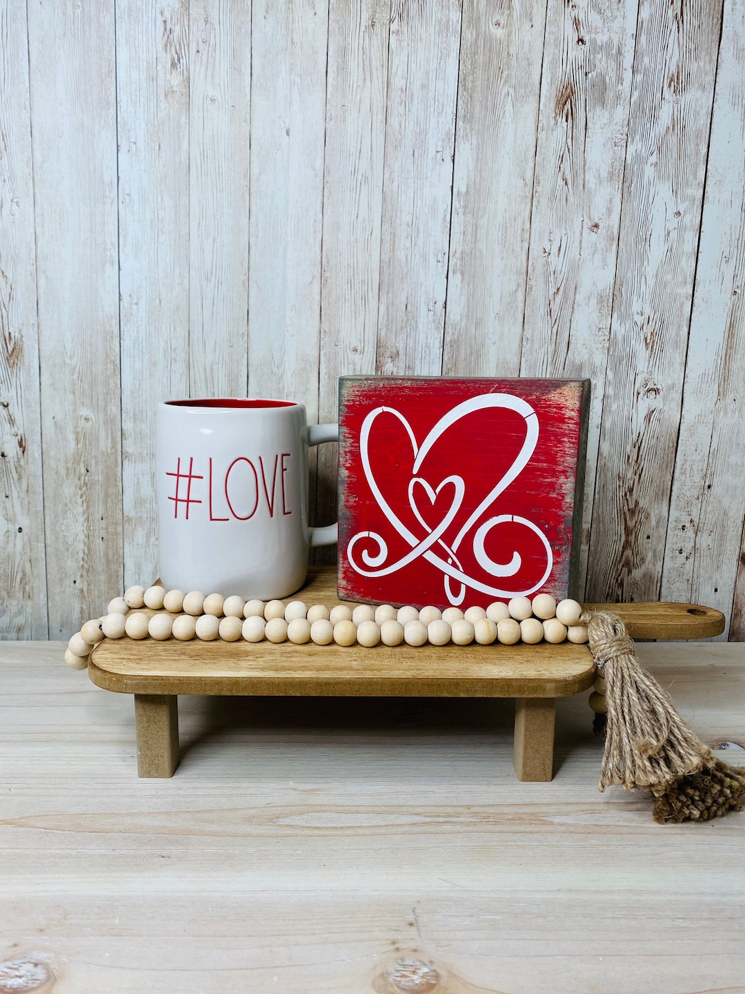 Rustic Valentine Wood Sign/valentine Wood Decor/rustic Valentine Decor ...