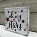 Oh My Stars Patriotic Wood Sign/rustic Patriotic Decor - Etsy