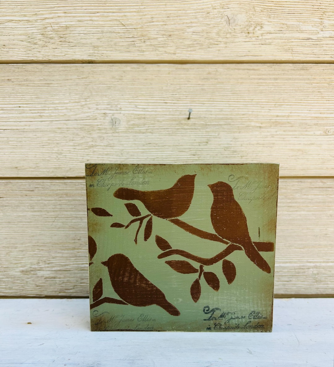 Rustic Birds Wood Sign /rusticdecor / Bird Sign/ Bird Decor - Etsy