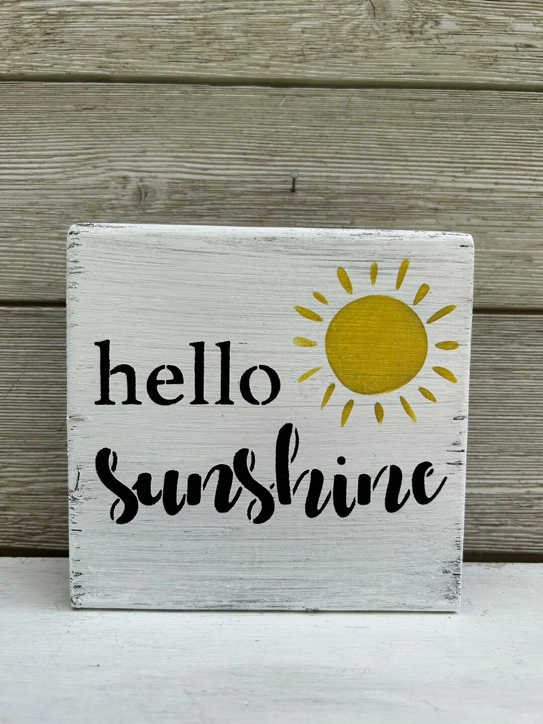 Hello Summer Wood Block Sign/hello Summer Sign/summer Wood Sign Decor ...