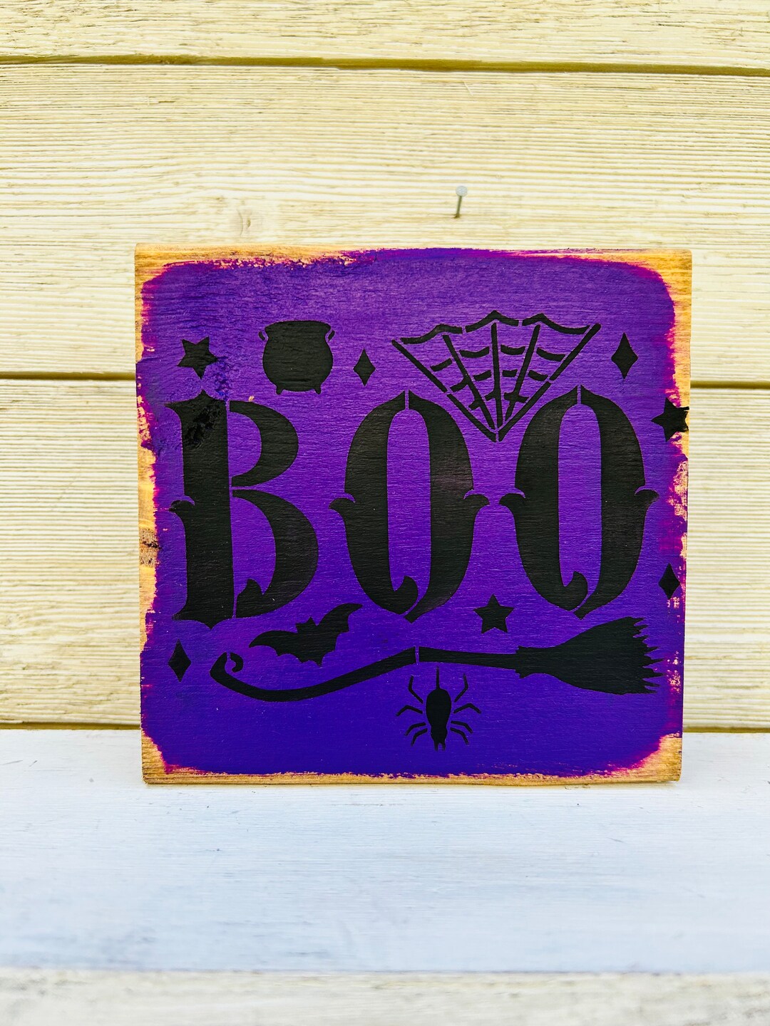 Boo Wood Sign/halloween Decor/fall Decor - Etsy