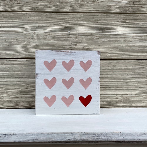 Valentines Day Sign Farmhouse Valentines Day Decor Modern - Etsy