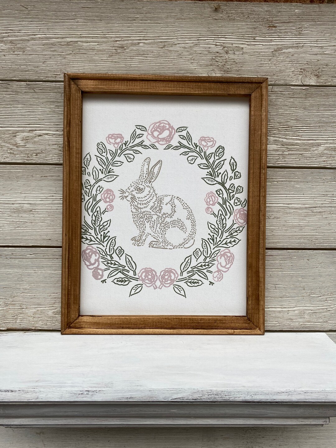 Rustic Farmhouse Canvas Easter Sign/easter Canvas Sign/rustic Easter ...