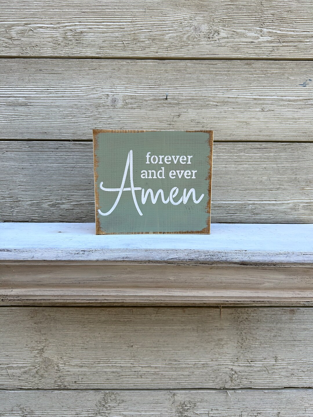 Forever and Ever Amen Farmhouse Wood Sign/religious Decor/farmhouse ...