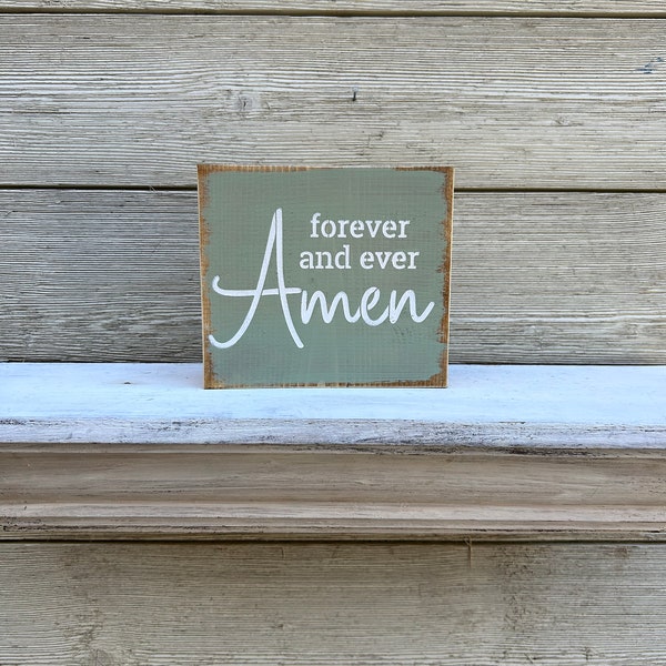 Amen Sign - Etsy